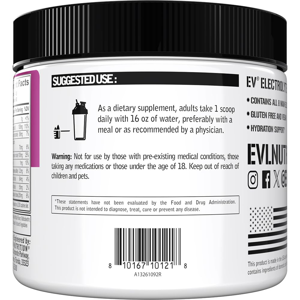 EVL sports electrolytes for post-workout recovery