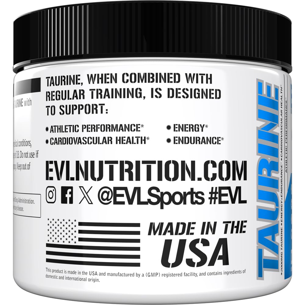EVL Taurine for enhanced performance