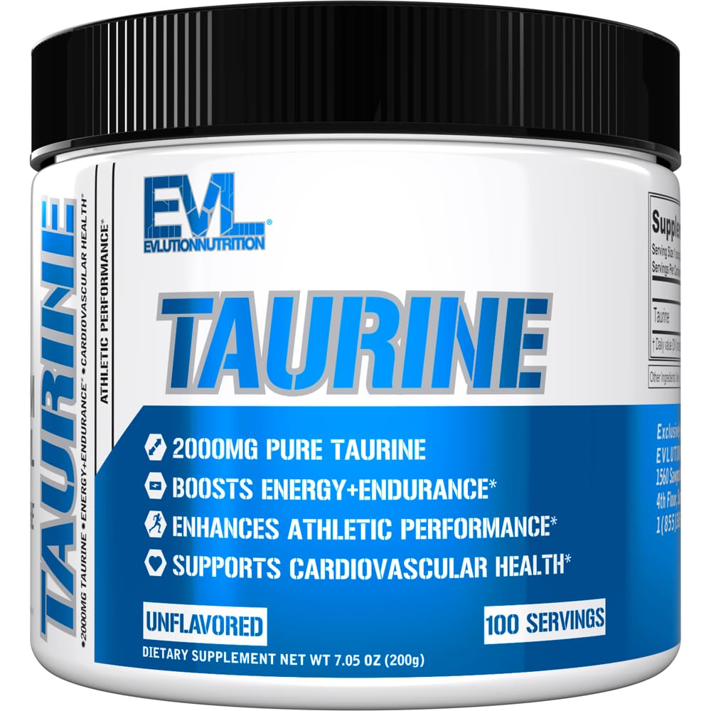 EVL Taurine Powder for energy boost