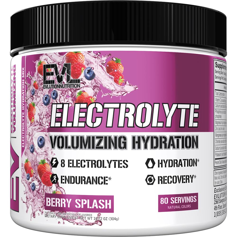 EVL Ultimate Electrolytes Powder Berry Splash hydration boost