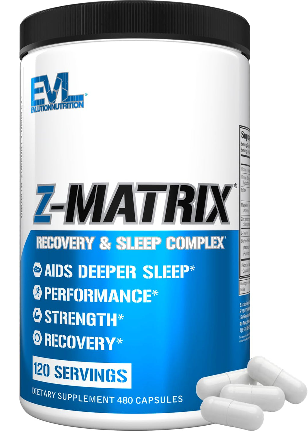 EVL ZMatrix magnesium for muscle recovery