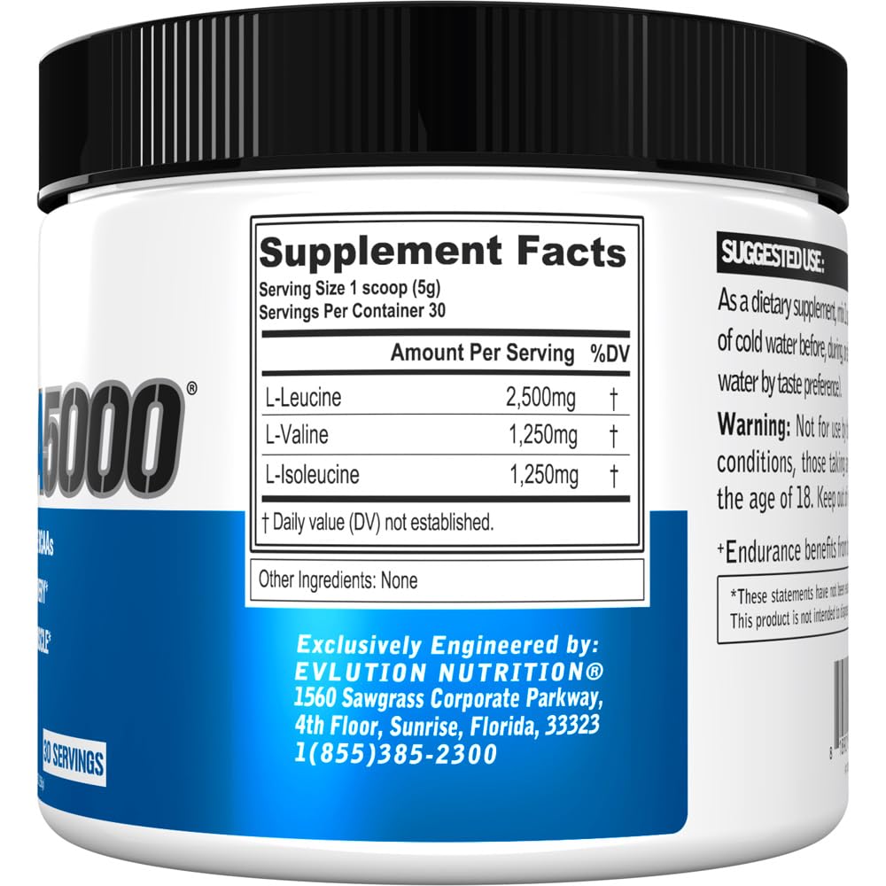 Evlution bcaa amino acids supplement