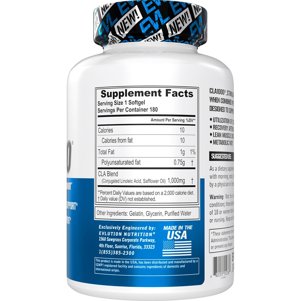 Evlution CLA supports healthy metabolism