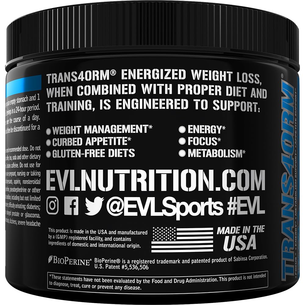 Evlution fat burners for appetite control