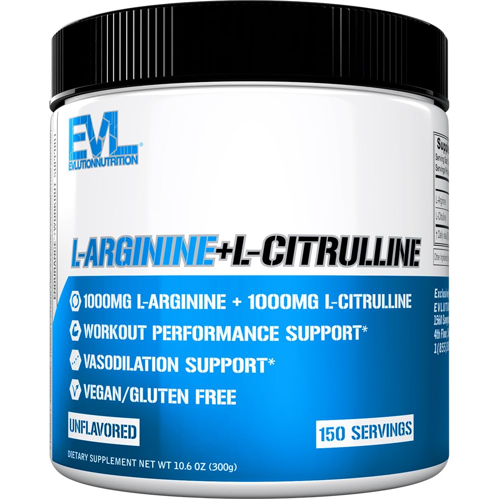 Evlution L-Arginine nitric oxide boost