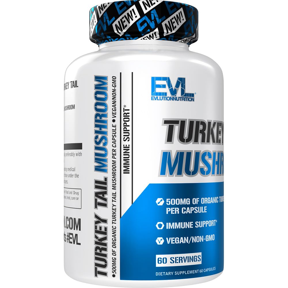 Evlution Nutrition mushroom capsules benefits