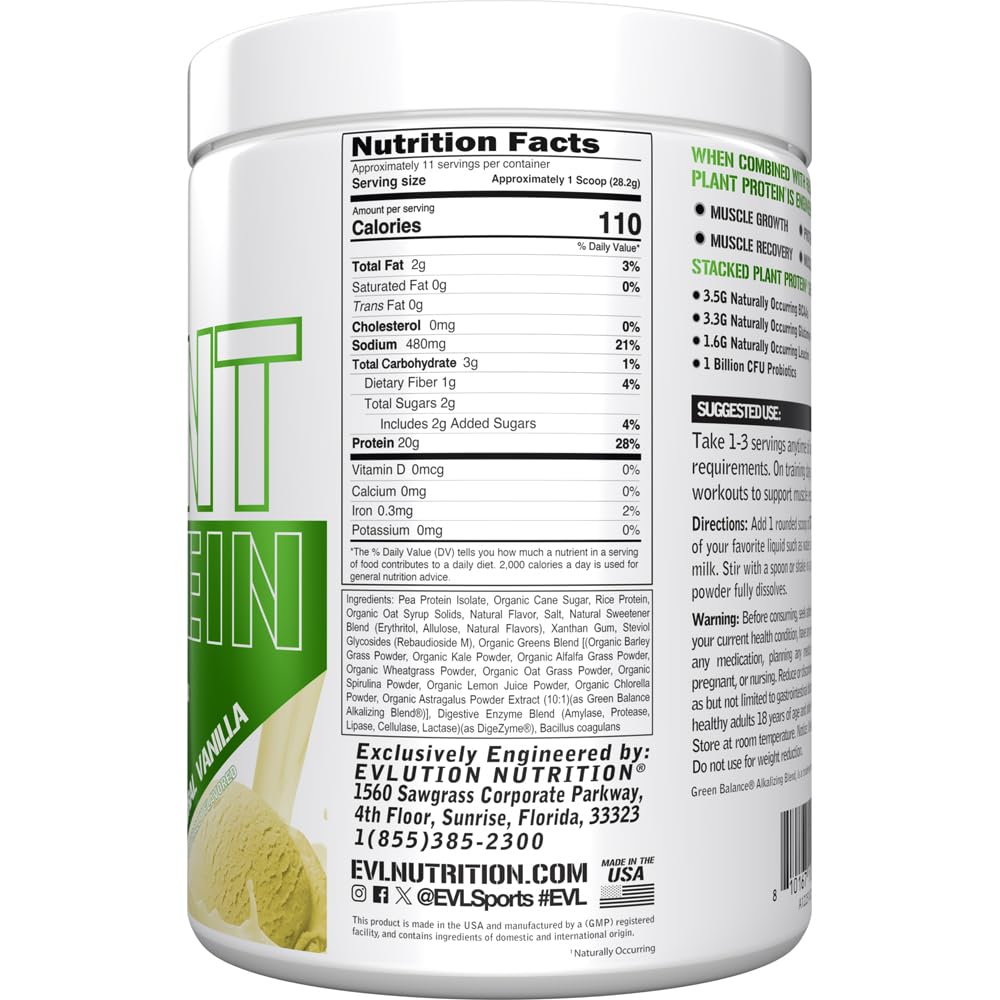 Evlution plant based protein benefits