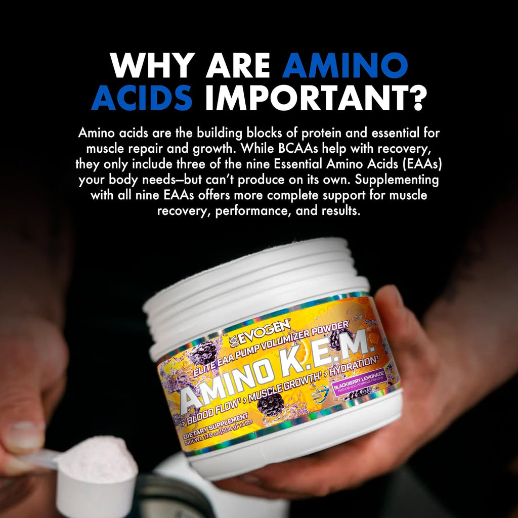 Evogen amino acids for optimal performance