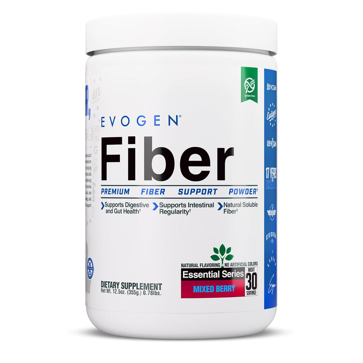 Evogen Fiber Powder natural mixed berry