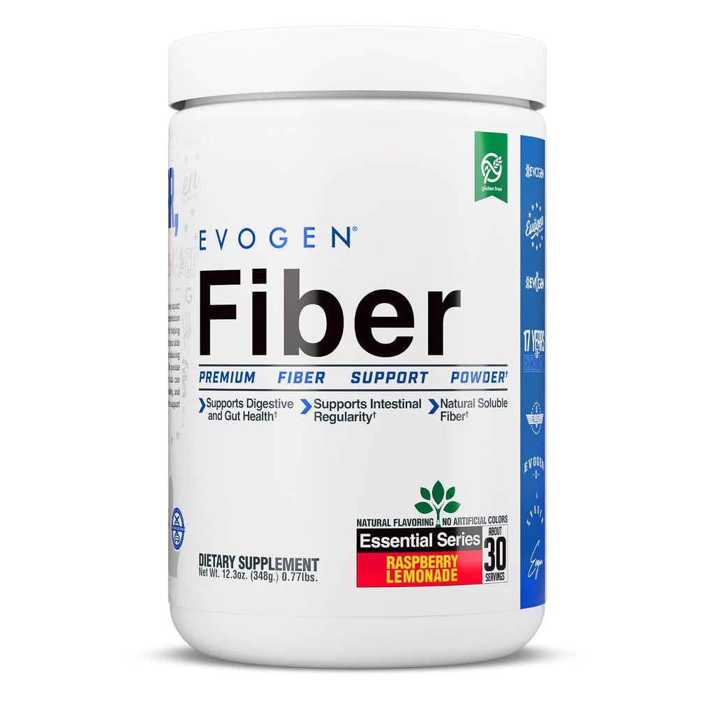 Evogen Fiber Powder natural raspberry lemonade