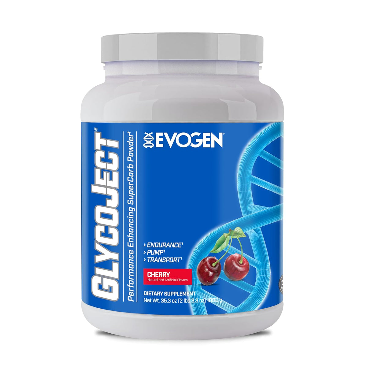 Evogen GlycoJect cherry flavour recovery powder