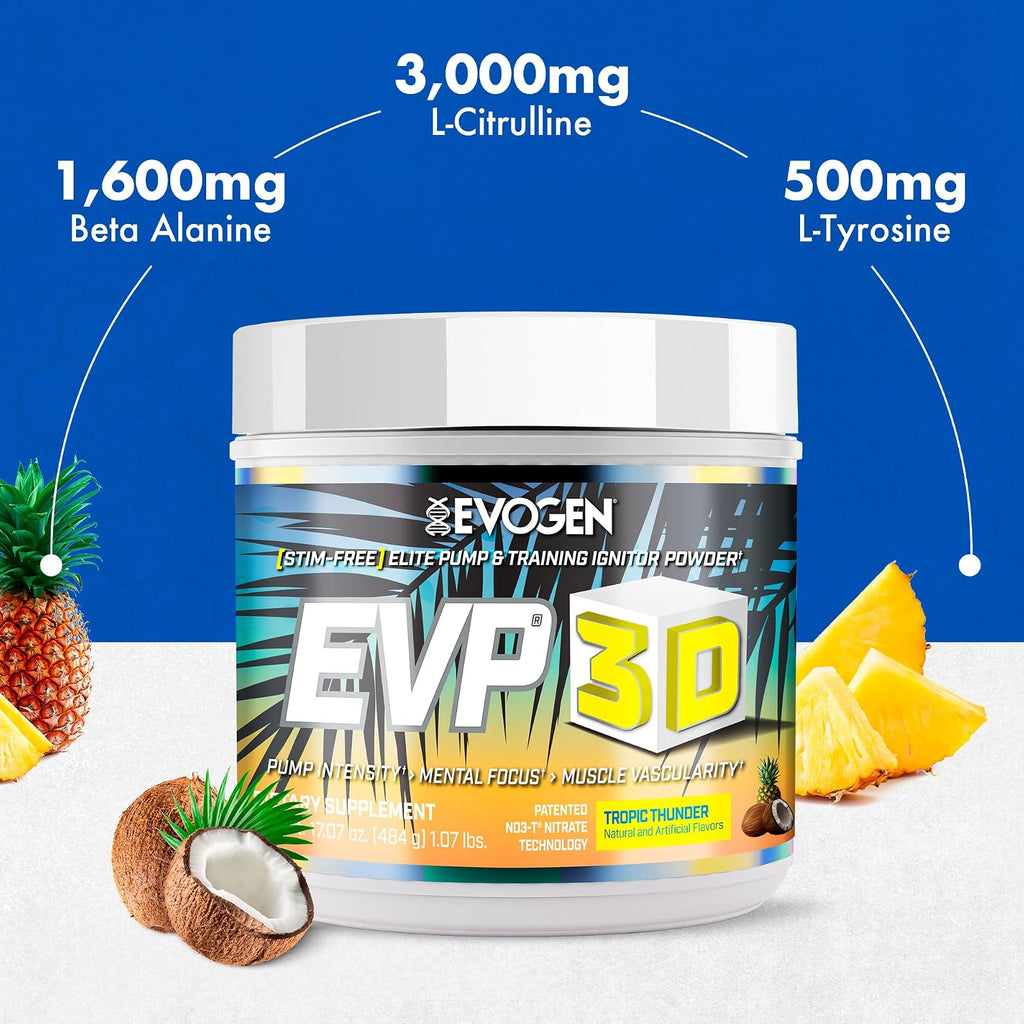 Evogen pre-workout for muscle endurance