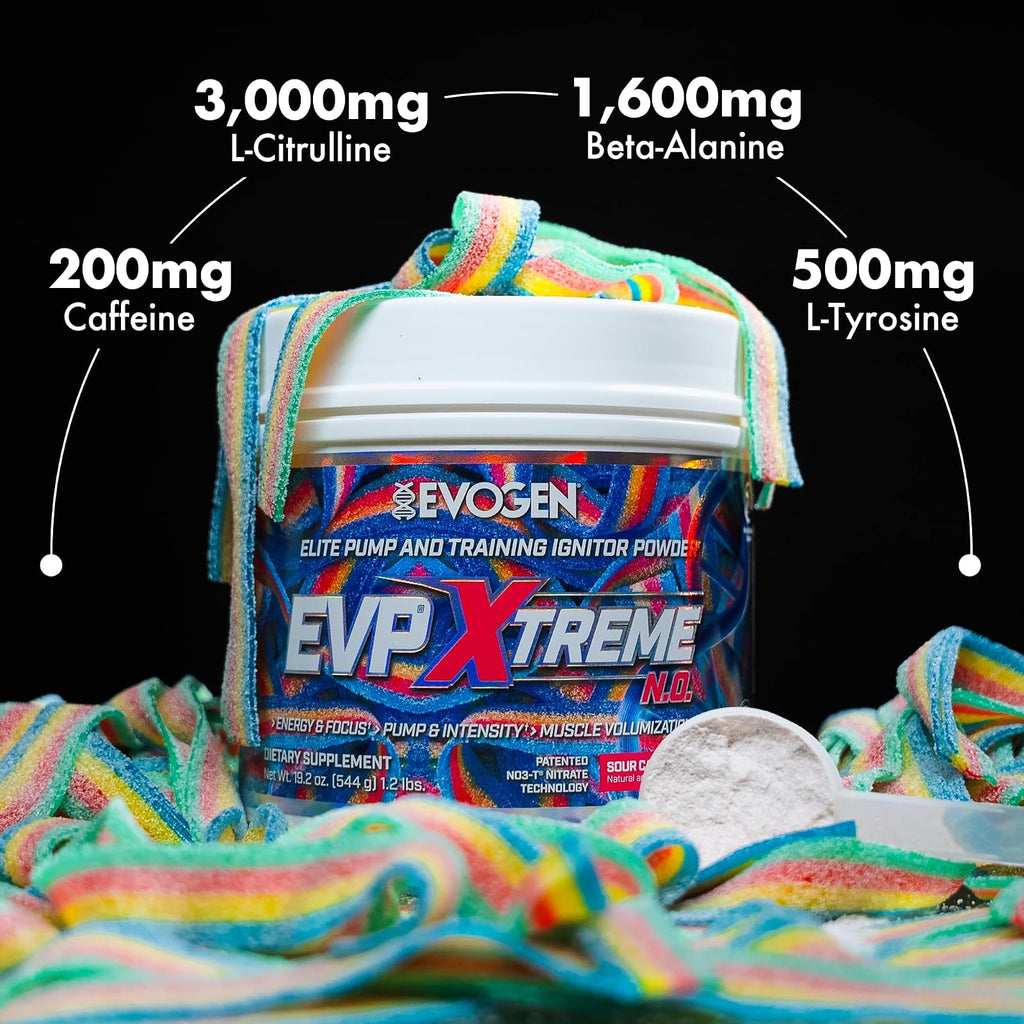 Evogen pre-workout for muscle pump