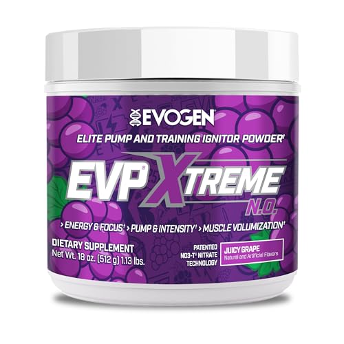 Evogen pre-workout juicy grape flavour