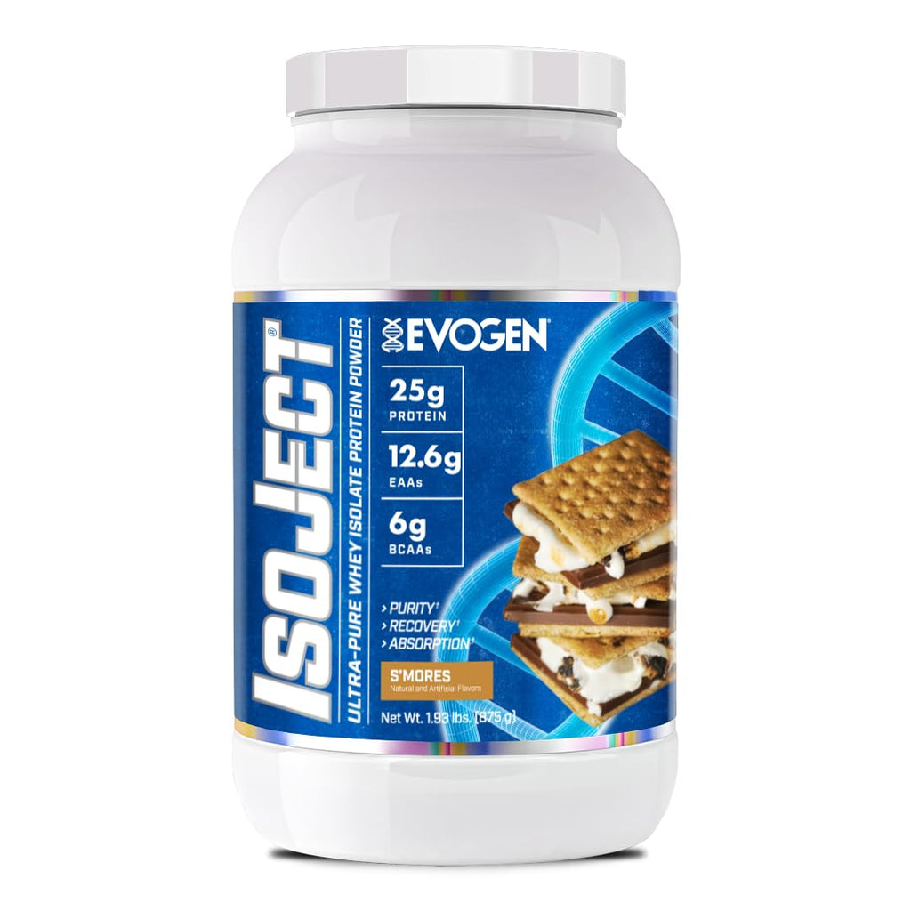 Evogen whey protein isolate S'Mores flavour