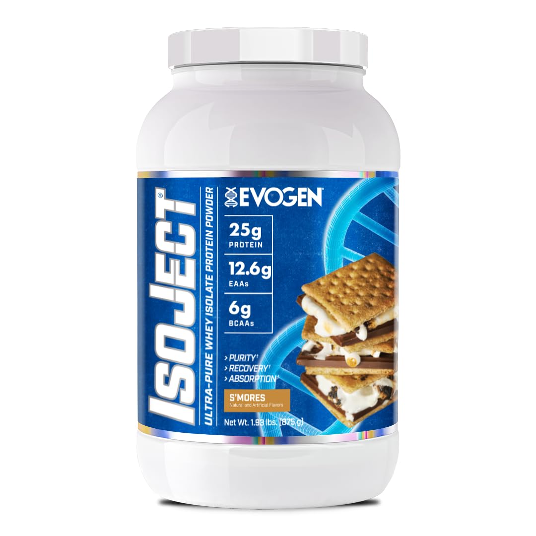 Evogen whey protein isolate S'Mores flavour