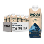 Evolve plant protein shake vanilla
