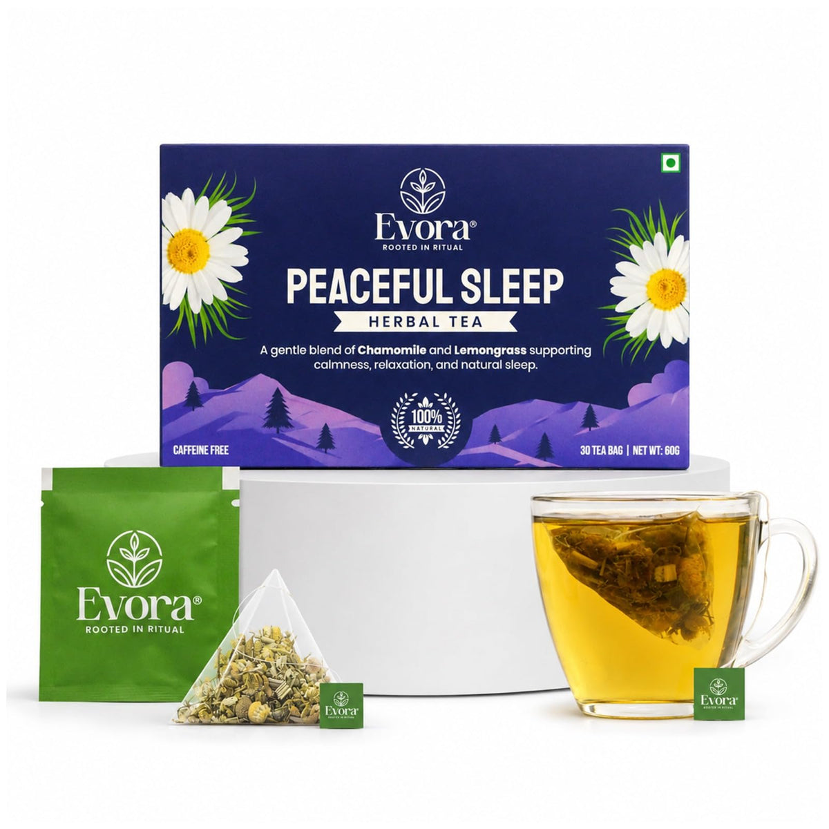 EVORA chamomile lemongrass tea bags