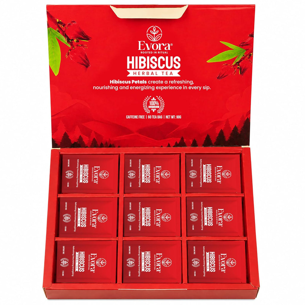 EVORA hibiscus tea double chambered bags