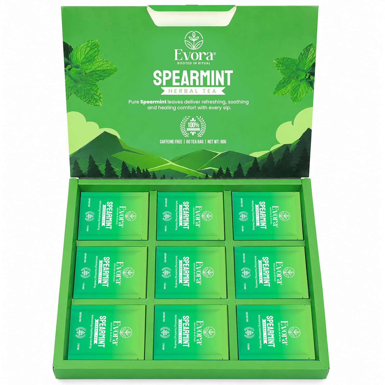 EVORA spearmint tea double chamber bags