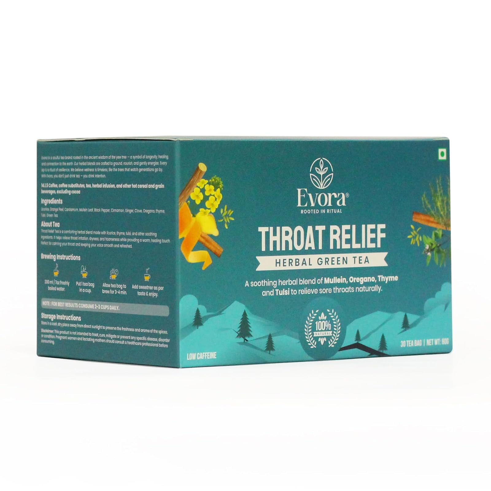 EVORA tea for respiratory wellness