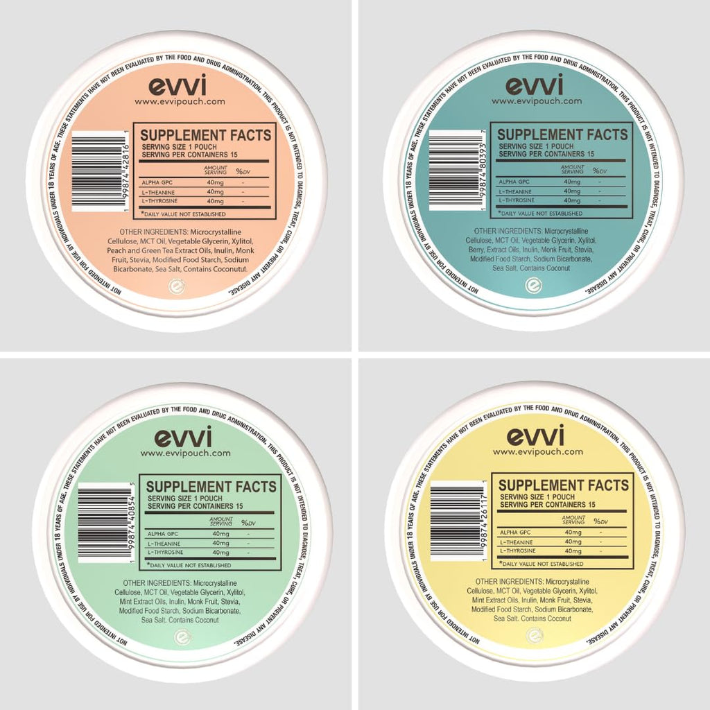 evvi Focus Pouches for daily motivation