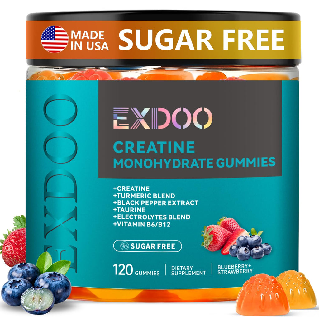 exdoo creatine gummies for muscle growth