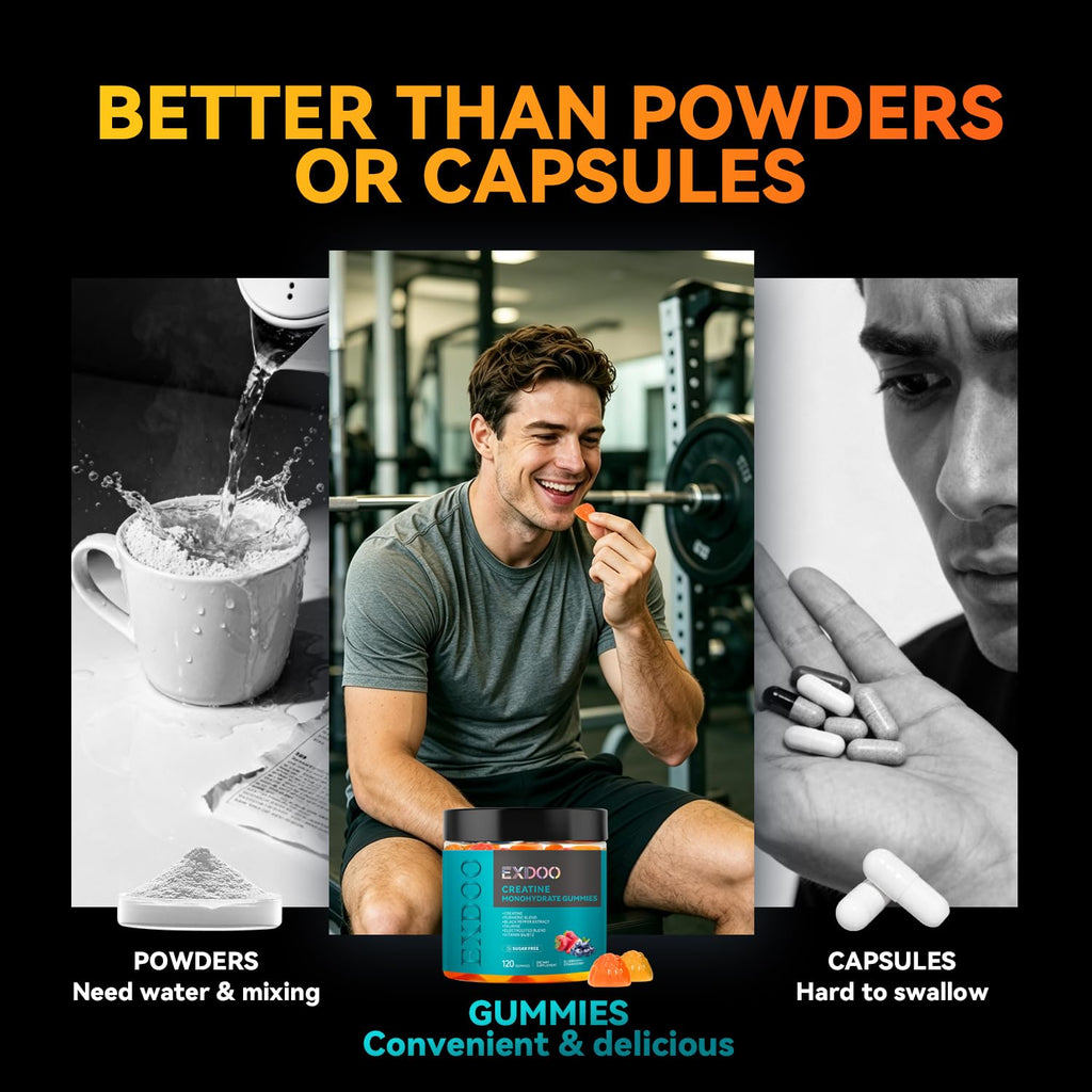exdoo creatine gummies for recovery support
