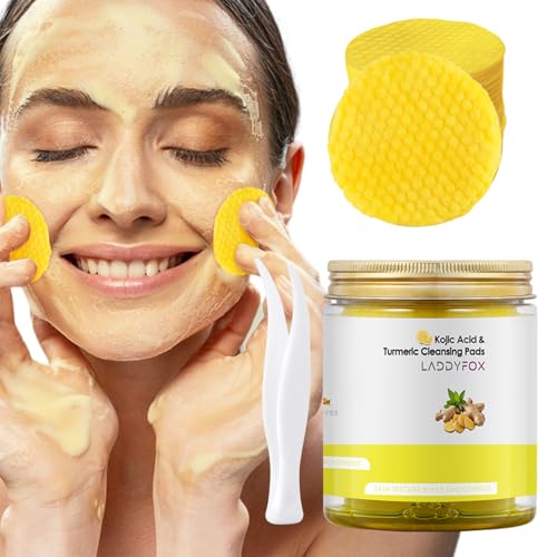 exfoliating turmeric pads with vitamin B5