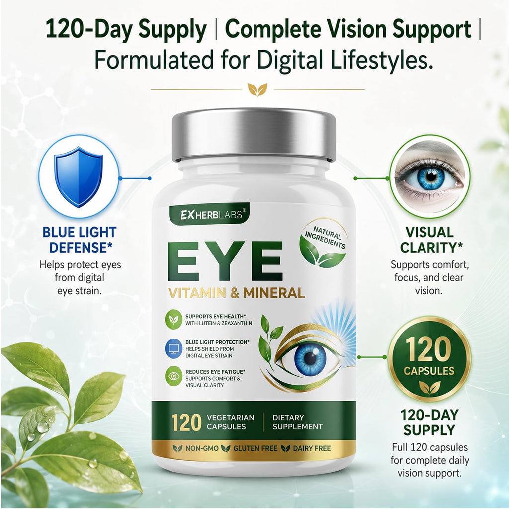 EXHERBLABS antioxidant formula for vision