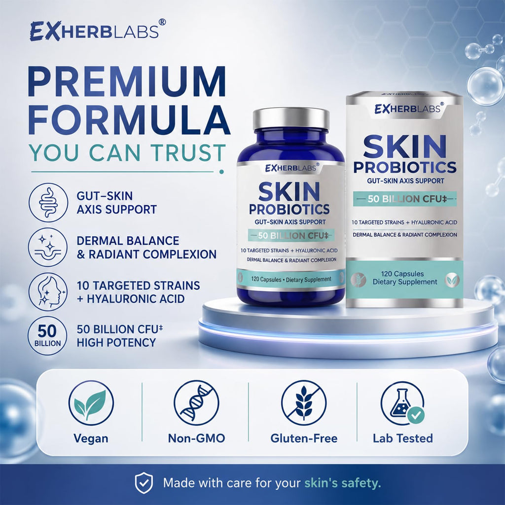 EXHERBLABS gut-skin care solution