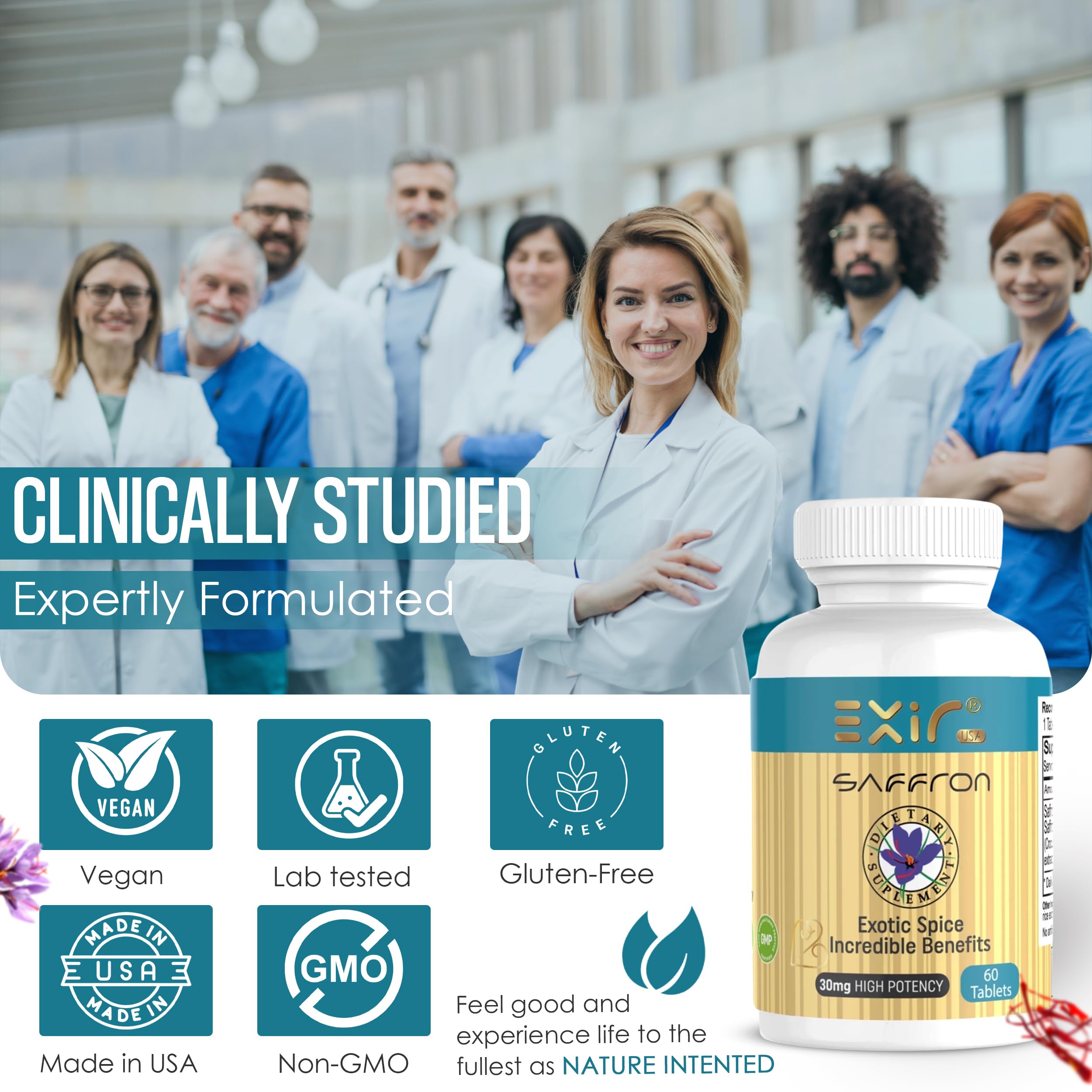 EXIR saffron for mood enhancement