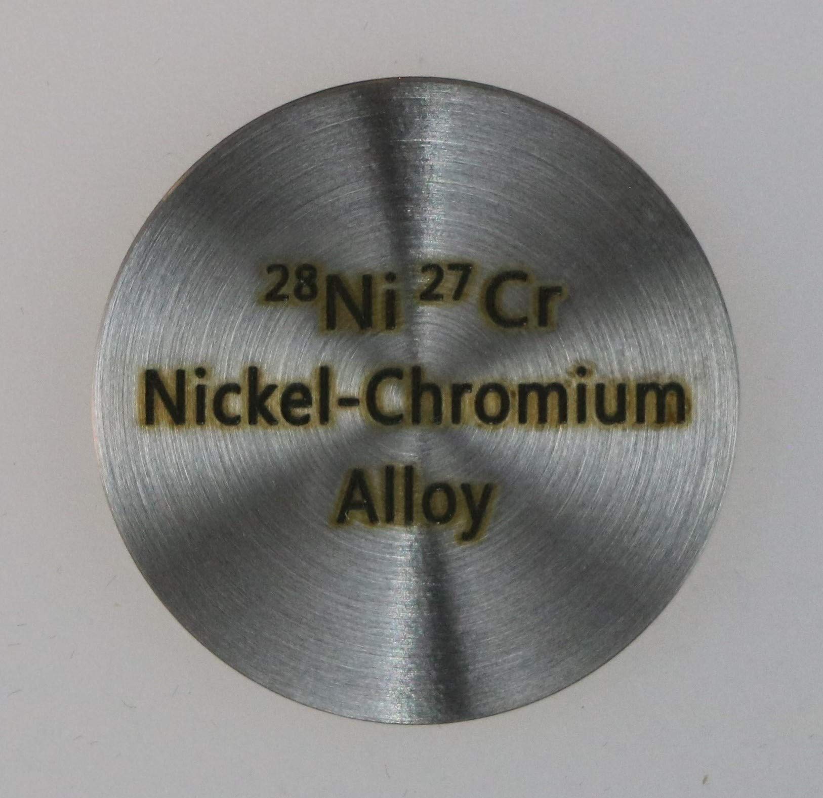 Experimental use NiCr alloy disc