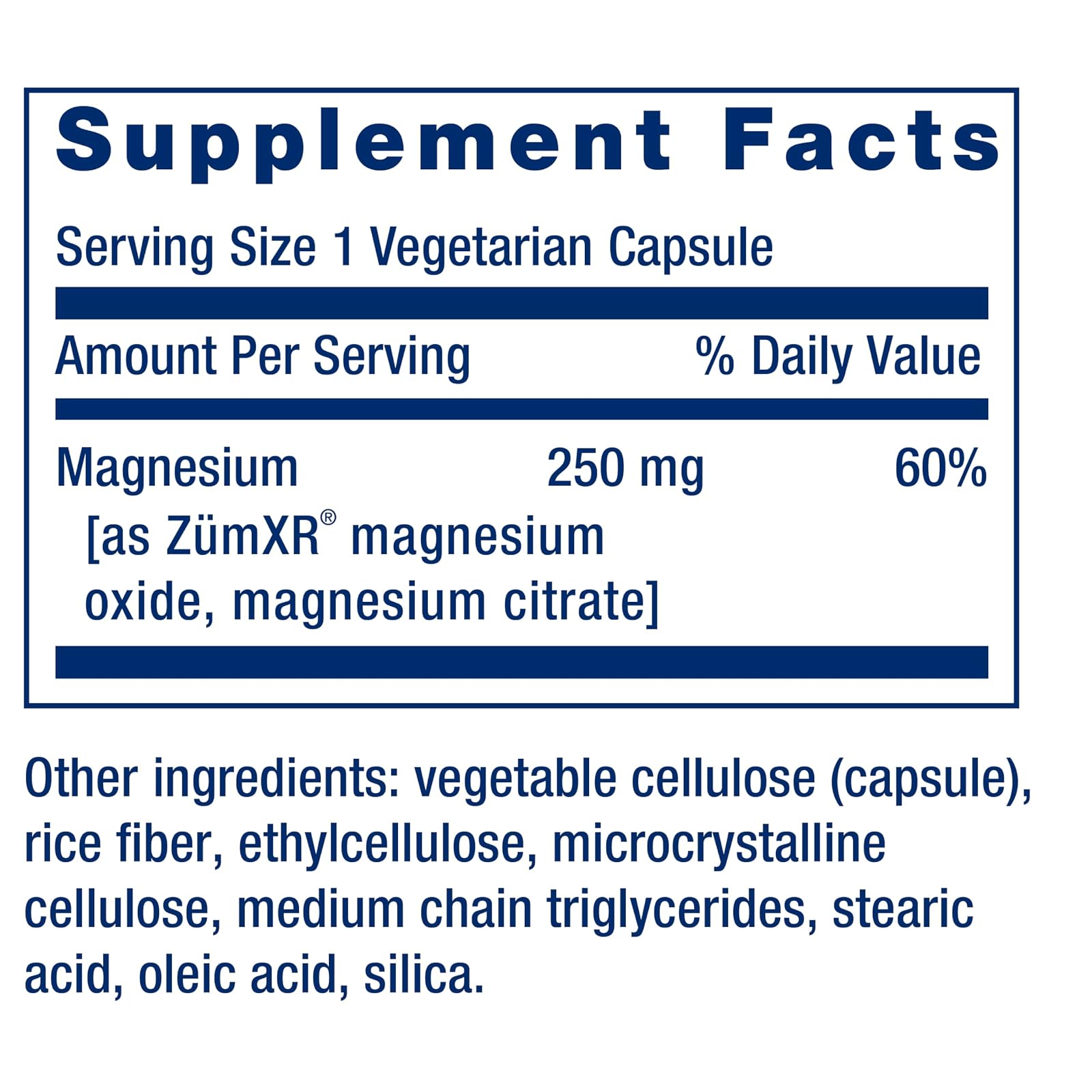 Extend-Release magnesium capsules for relaxation