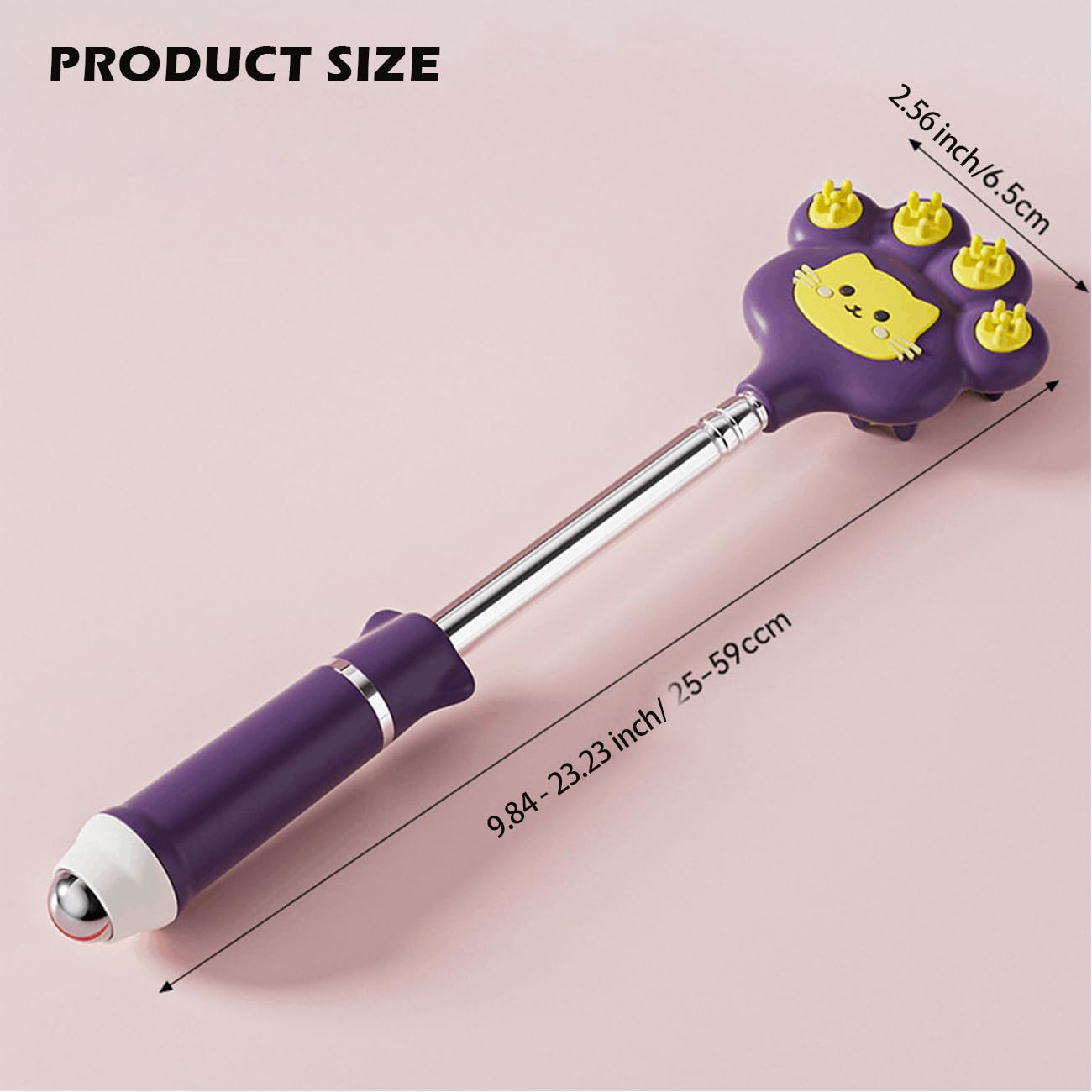 extendable back scratcher for hard-to-reach areas
