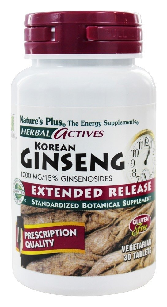 Extended release ginseng supplement