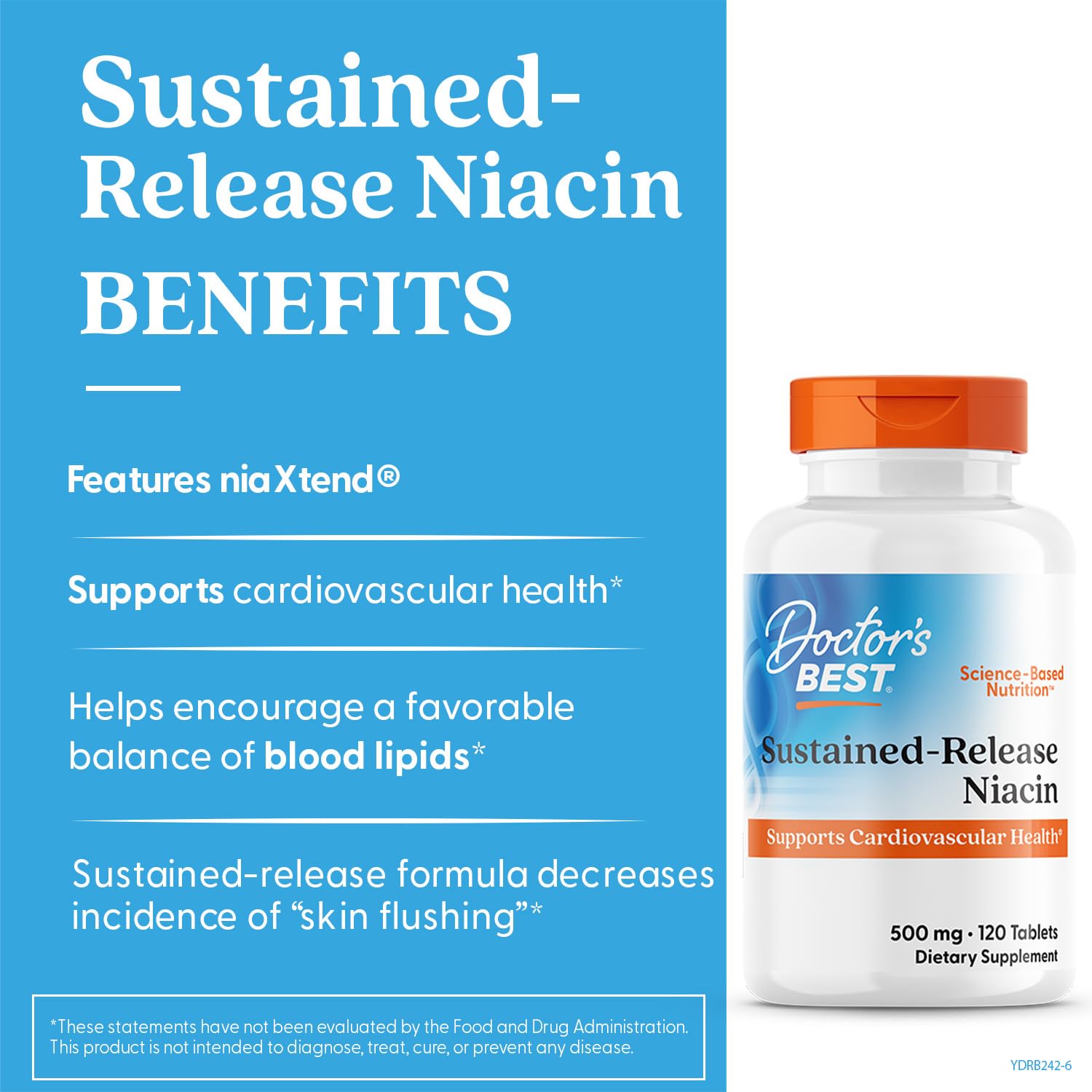Extended release Vitamin B3 supplement