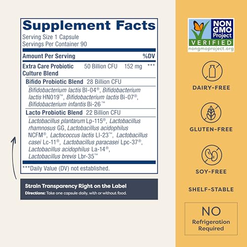 Extra Care Probiotic 50 billion CFU capsules