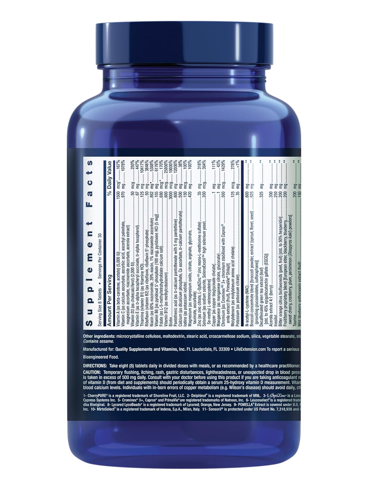 Extra niacin benefits in Life Extension