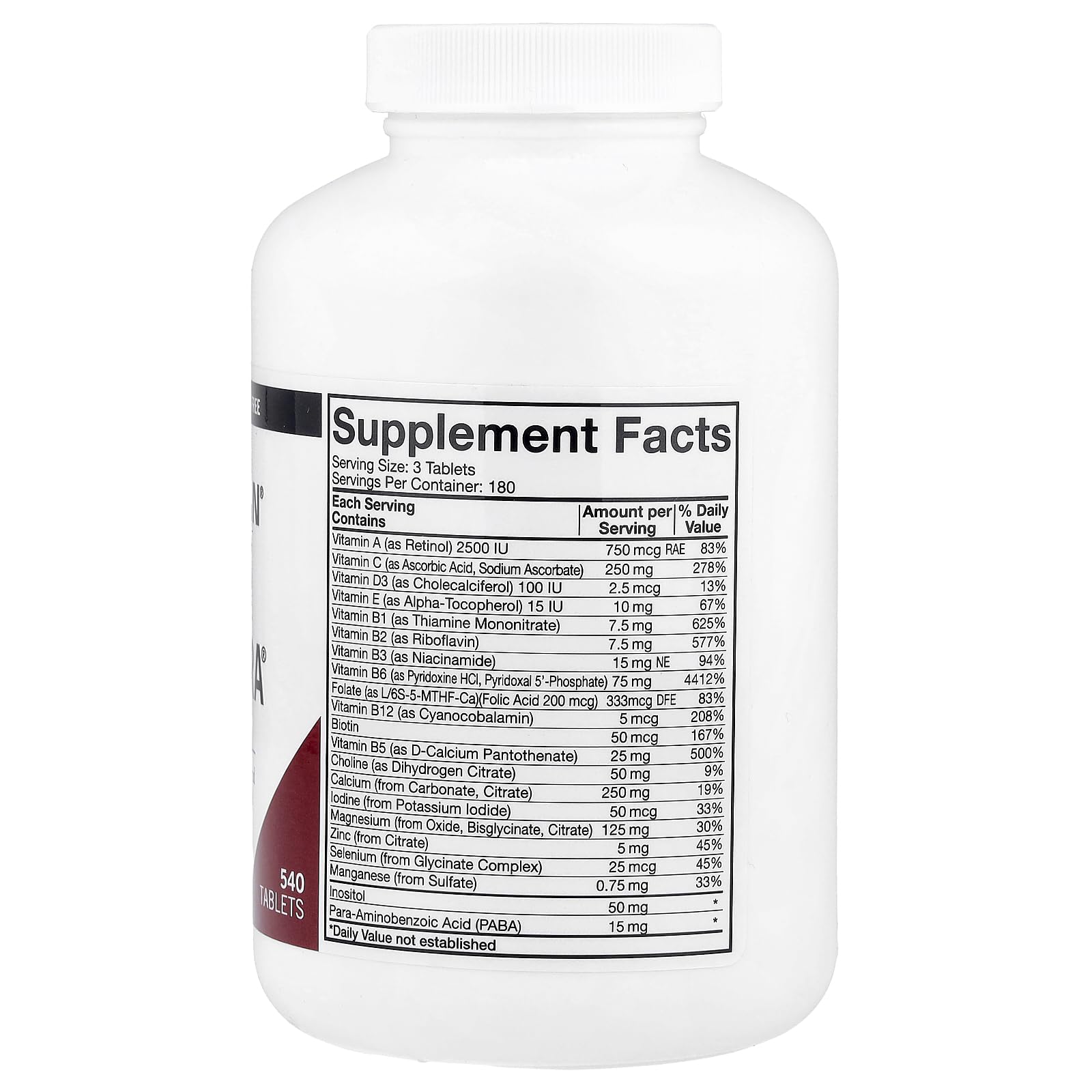Extra P5P support in Kirkman vitamins