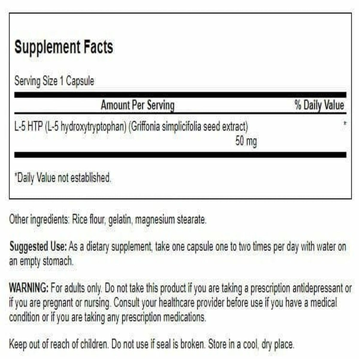 Extra strength 5-HTP for relaxation