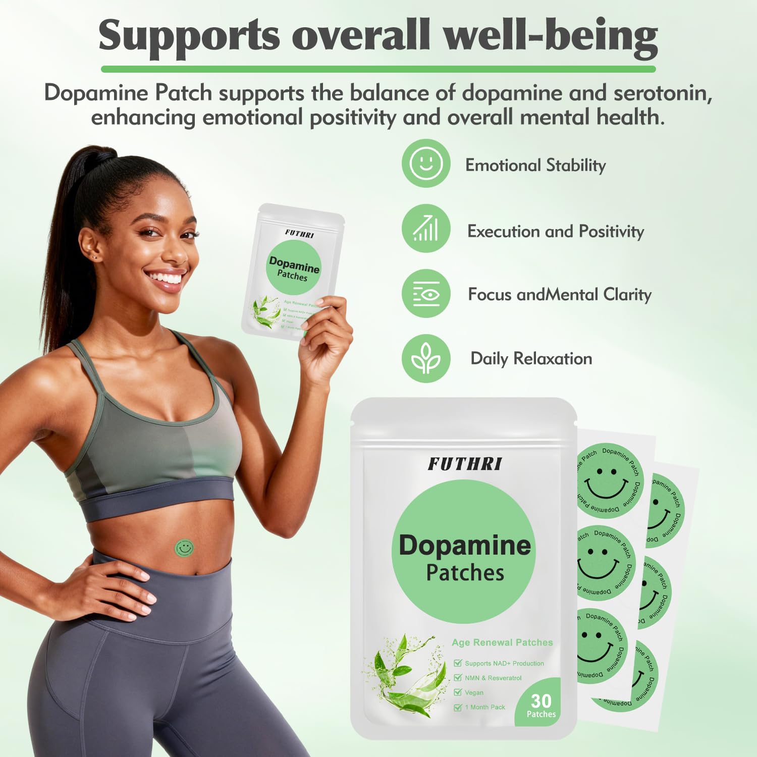 Extra strength 5-HTP patches