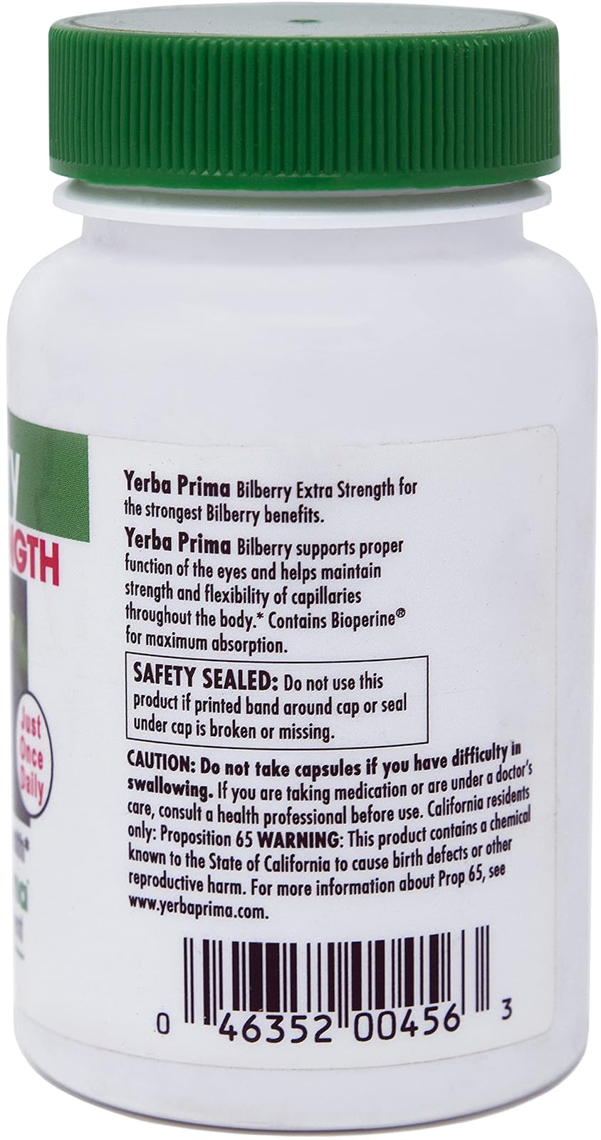 Extra strength bilberry for eye health
