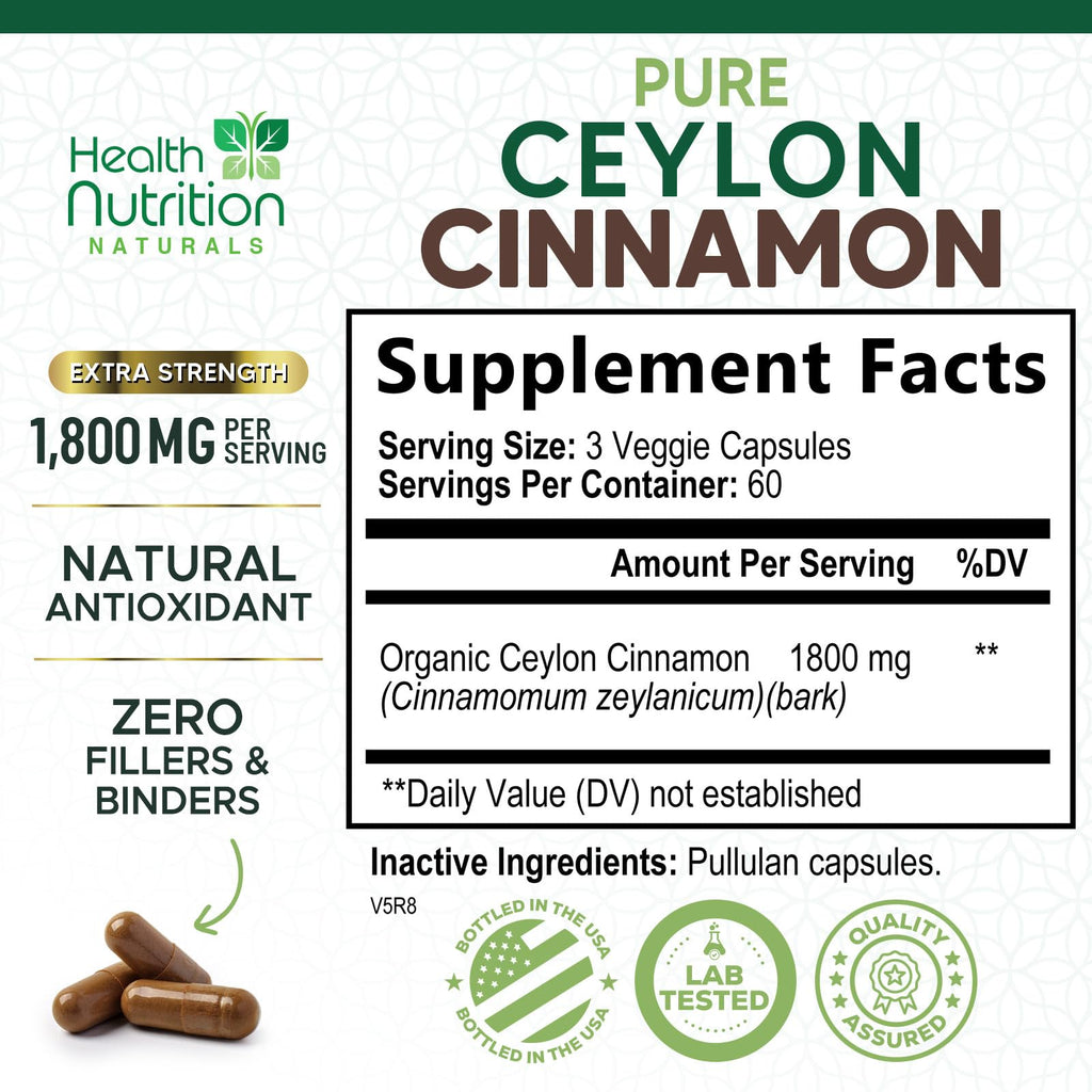 Extra strength Ceylon cinnamon benefits