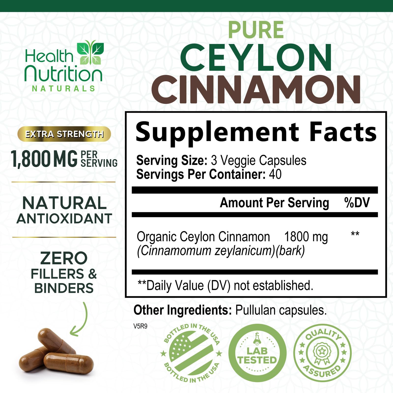 Extra strength Ceylon cinnamon benefits