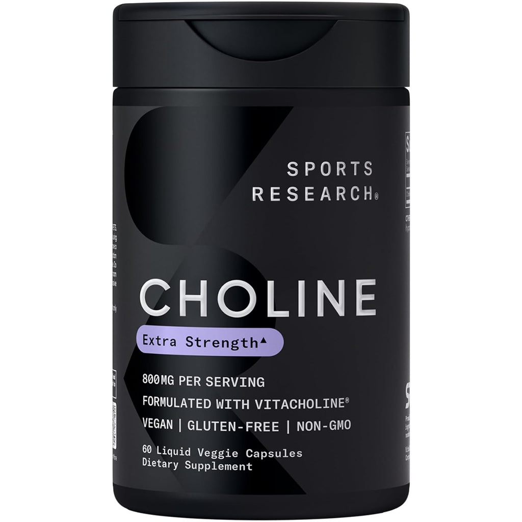 Extra strength choline capsules for energy