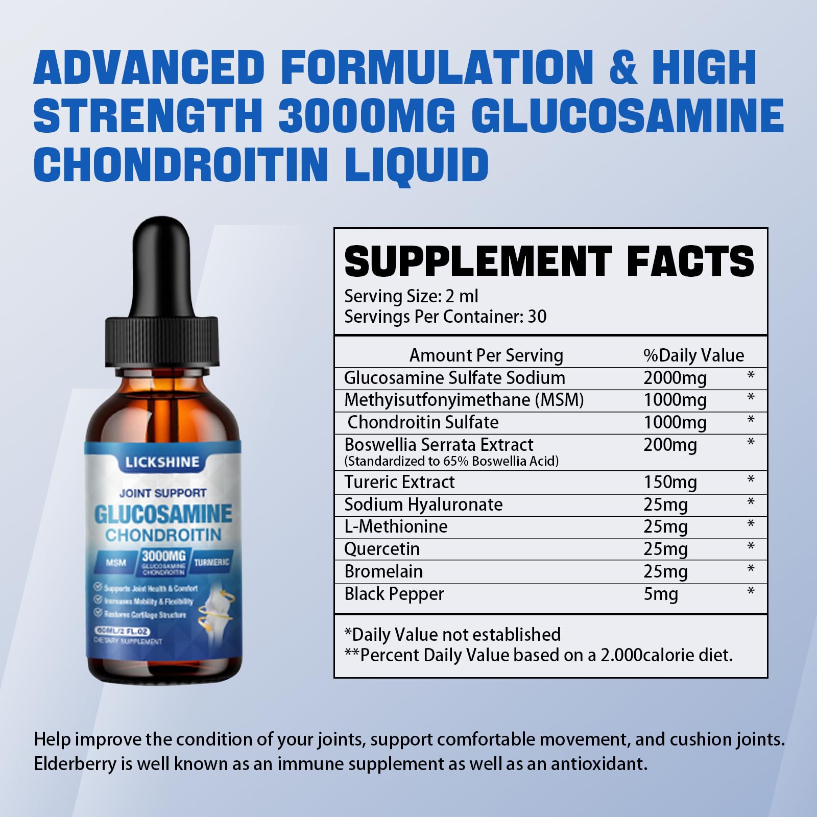 extra strength chondroitin liquid formula