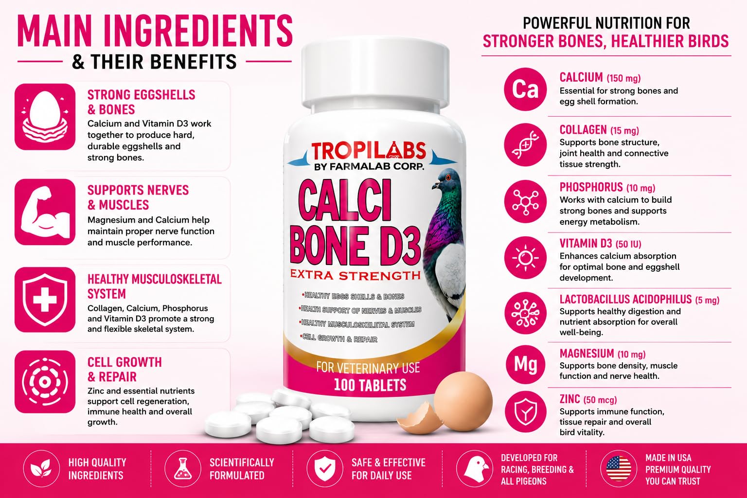 Extra strength D3 calcium supplement