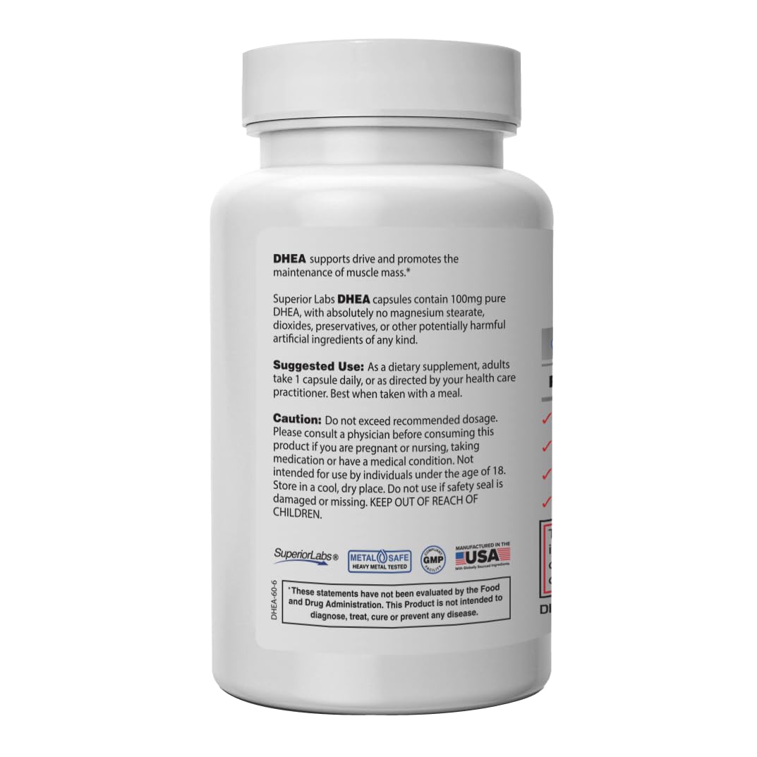 Extra strength DHEA for vitality boost