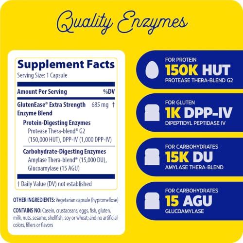 extra strength digestive enzymes for gluten